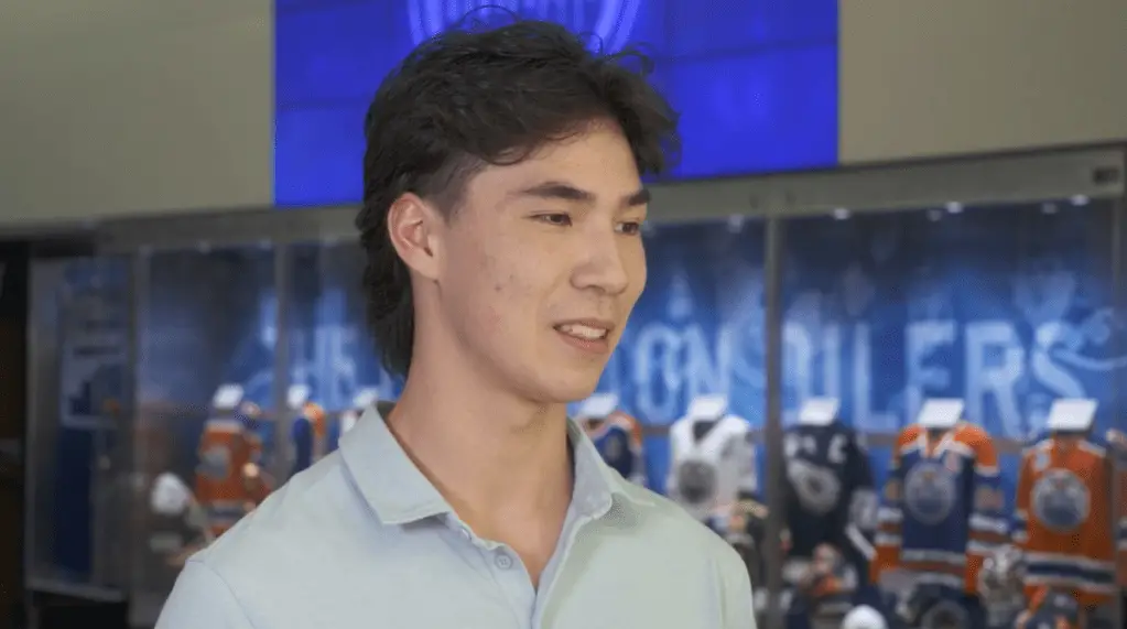 Getting to know the Edmonton Oilers seventh-round pick William Nicholl ...